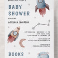 Rustic Outer Space Cute Planets Rocket Baby Shower All In One ...