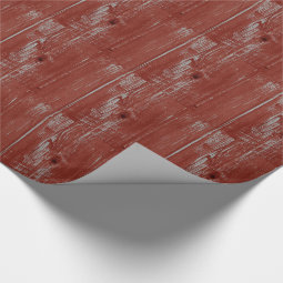 Rustic Painted Barn Wood Wrapping Paper | Zazzle