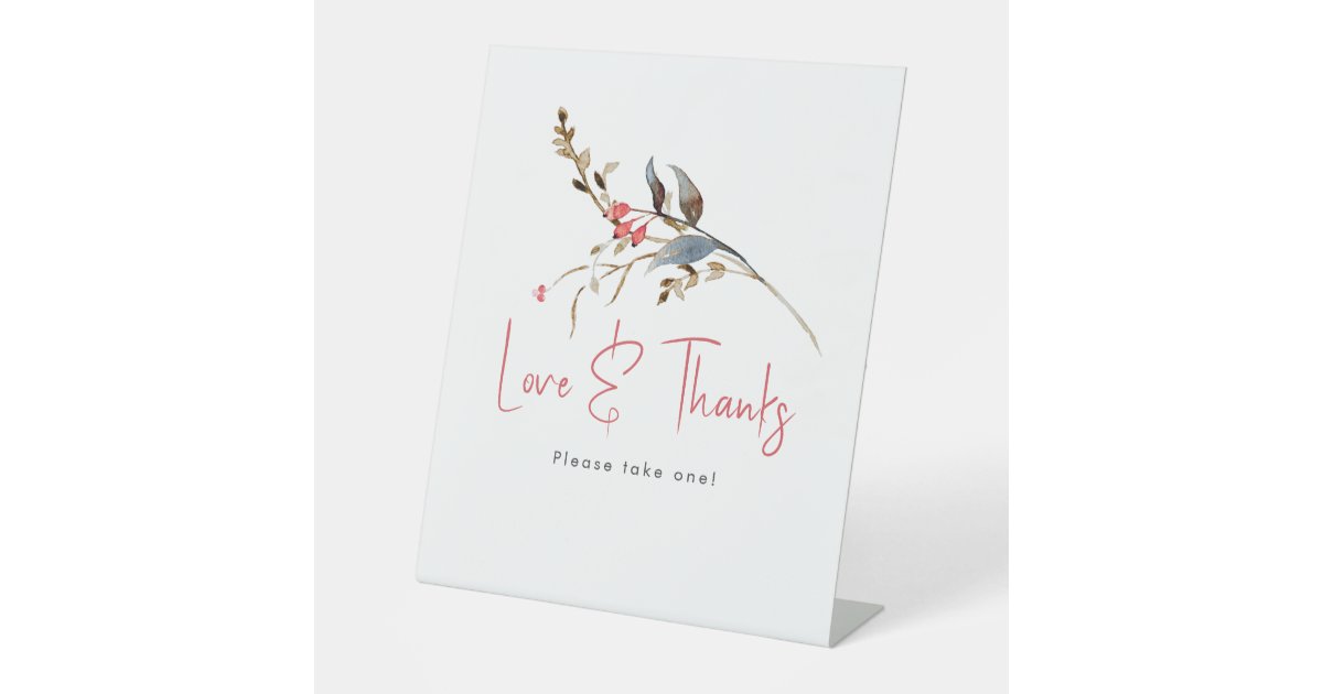 Rustic Party Favor Signs | Zazzle
