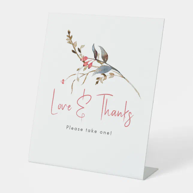 Rustic Party Favor Signs | Zazzle