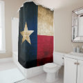 Rustic Patriotic Flag of Texas Shower Curtain | Zazzle