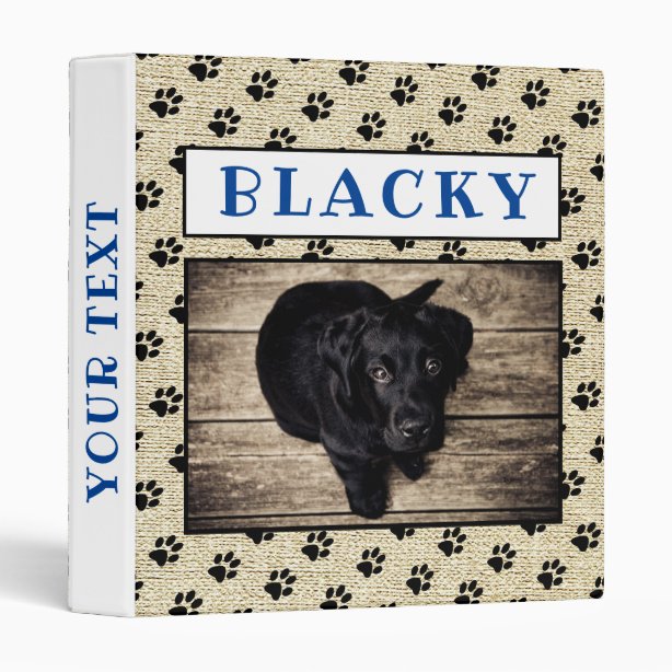 Personalize Your Own Puppy Binder - Stay Organized Today! | Zazzle