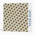 Rustic Paw Print Keepsake Pet Dog Photo Album 3 Ring Binder | Zazzle