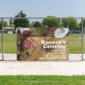 Rustic Photo Wooden Board Charcuterie Catering Banner | Zazzle