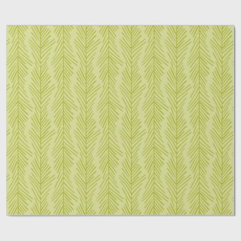 Rustic Pine Tree Needle Pattern Wrapping Paper | Zazzle