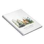 Rustic Pine Woods Watercolor Camping Mountain Camp Notebook | Zazzle