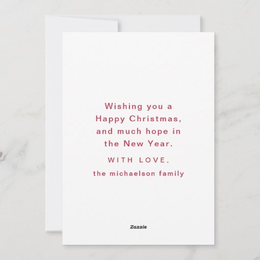 Rustic Plaid "Let's Try This Again" Holiday Card | Zazzle