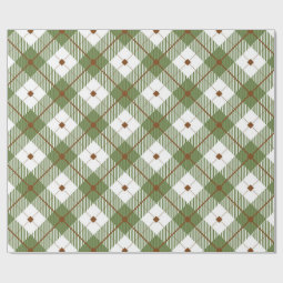 Rustic Plaid Wrapping Paper | Zazzle