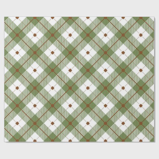 Rustic Plaid Wrapping Paper | Zazzle