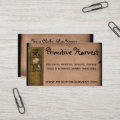 Rustic Primitive Business Card | Zazzle