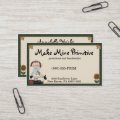 Rustic Primitive Country Profile Business Card | Zazzle