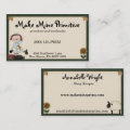 Rustic Primitive Country Profile Business Card | Zazzle