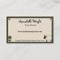Rustic Primitive Country Profile Business Card | Zazzle
