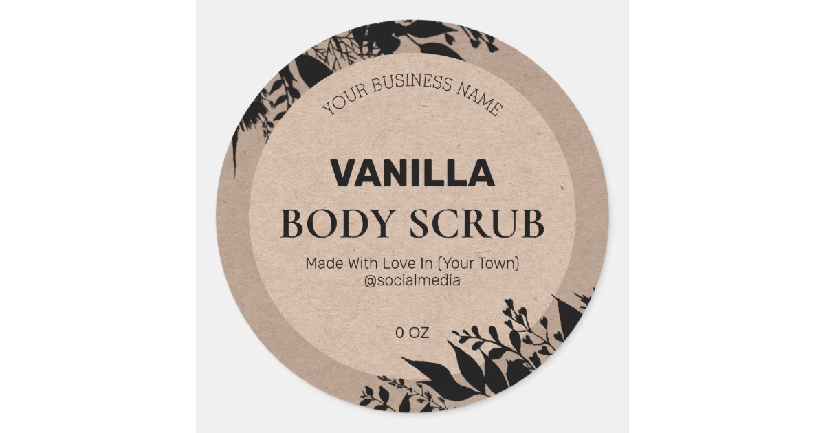 Rustic Product Labels | Zazzle