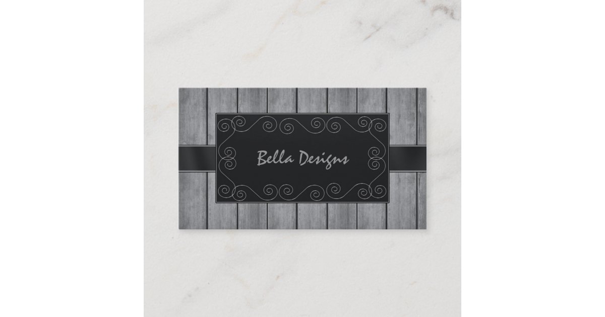 Rustic Professional Business Card | Zazzle