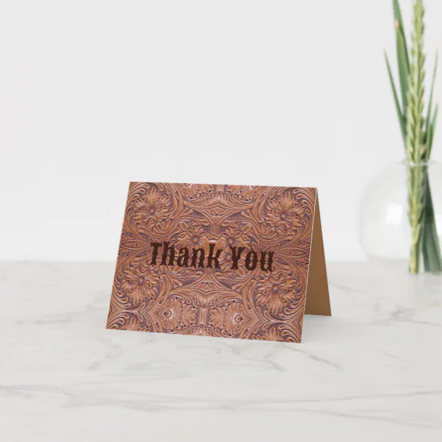 Rustic Ranch Farm Cowboy Western Country Thank You | Zazzle