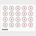 Rustic Raspberry Jam Label Sticker | Zazzle