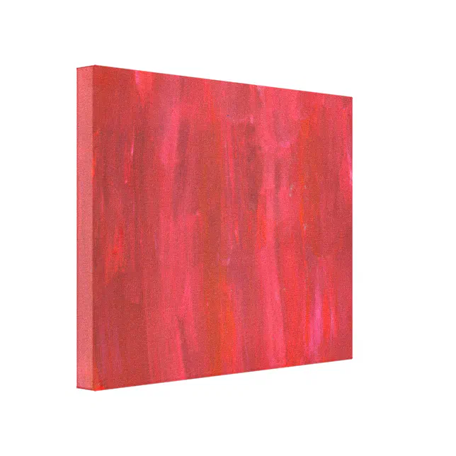 Rustic Red Abstract Canvas Print | Zazzle