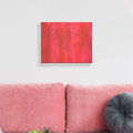 Rustic Red Abstract Canvas Print | Zazzle