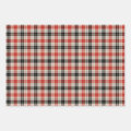Rustic Red and Green Plaid Patterns Wrapping Paper Sheets | Zazzle