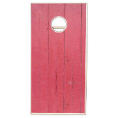 Rustic Red Barn Wood Cornhole Set | Zazzle