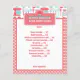 Rustic Red Gingham Bakery Menu & Price List | Zazzle