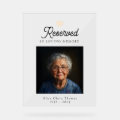 Rustic Remembrance Wedding Acrylic Memorial Sign | Zazzle