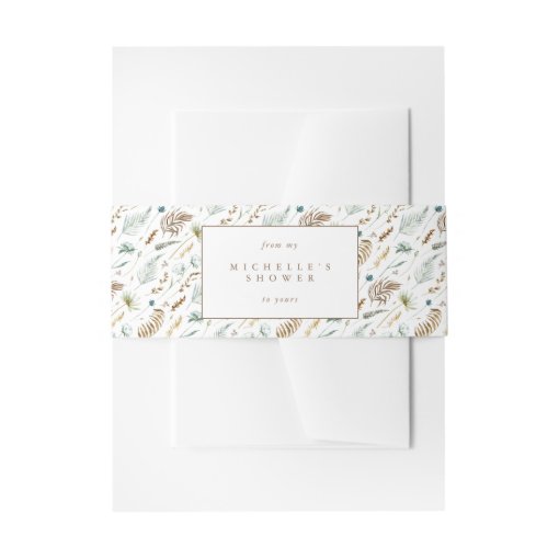 Rustic Romantic Soap Belly Band Label Wrap | Zazzle