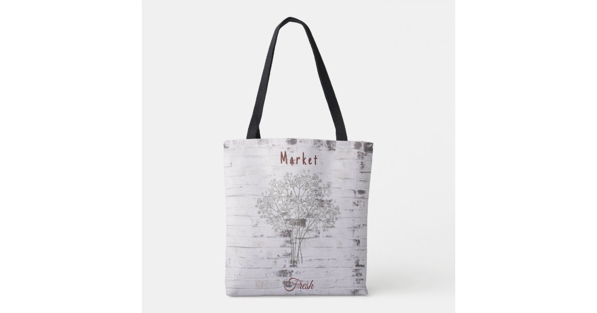 Rustic Rooster Brick Background Tote | Zazzle