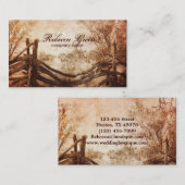 rustic rural western country ranch farm business card | Zazzle