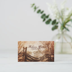 rustic rural western country ranch farm business card | Zazzle