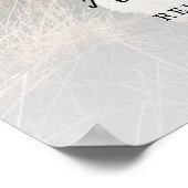 Rustic Script Photo One Day Away Rehearsal Dinner Poster | Zazzle