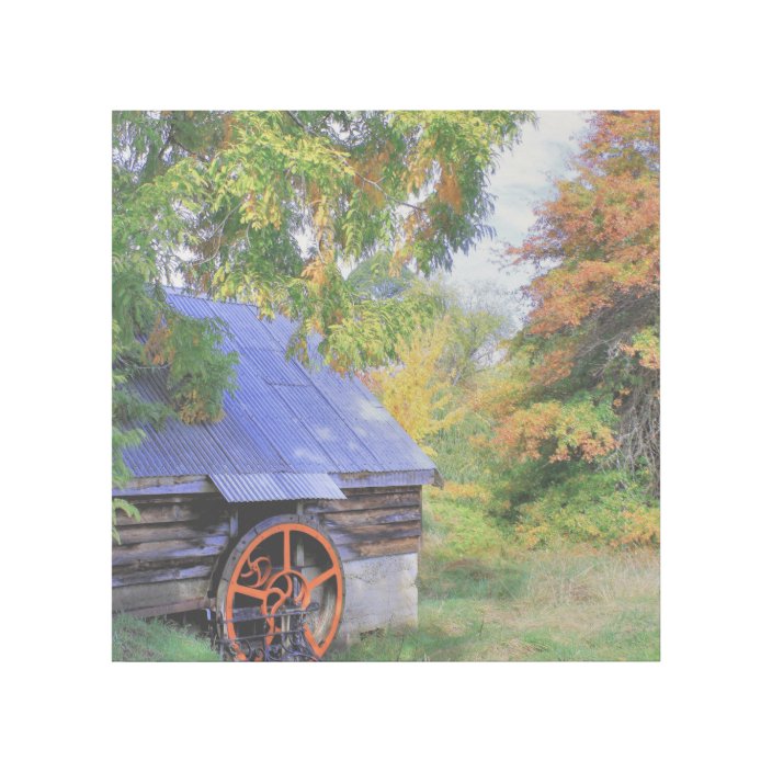 Rustic Shed Landscape Gallery Wrap | Zazzle.com