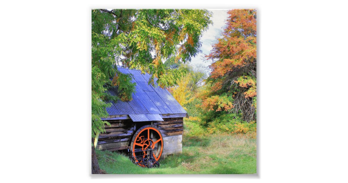 Rustic Shed Landscape Photo Print | Zazzle