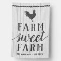 Rustic Shiplap Farm Sweet Farm Personalized House Flag | Zazzle