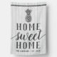 Rustic Shiplap Home Sweet Home Pineapple House Flag | Zazzle