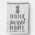 Rustic Shiplap Home Sweet Home Pineapple House Flag | Zazzle