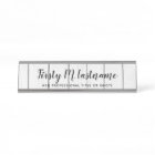 Rustic Shiplap Wood - area for name and quote Desk Name Plate | Zazzle