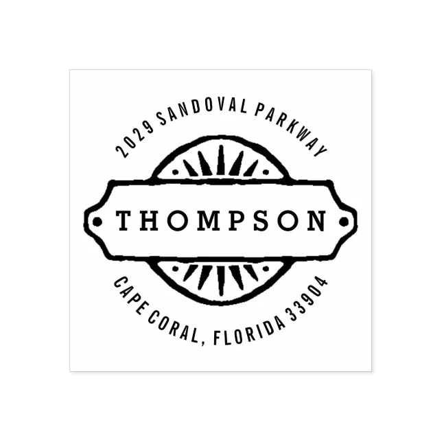 Rustic Sign Rubber Stamp | Zazzle