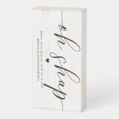 Rustic Simple Wedding Oh Snap Photo Booth Hashtag Wooden Box Sign | Zazzle