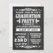 Rustic Slate Graduation Party Invitation | Zazzle