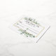 Rustic Southern Cotton Boll Botanical Wedding RSVP Foil Invitation ...