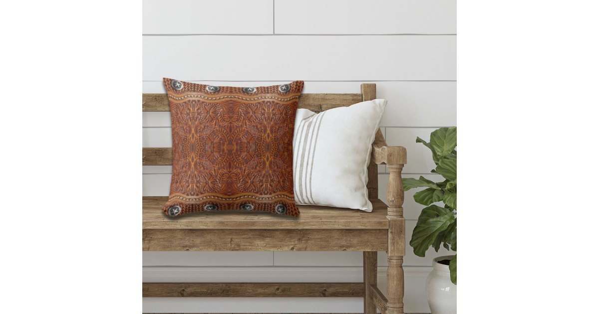Rustic Southwest Farmhouse Cowboy Western Country Throw Pillow | Zazzle