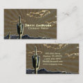 Rustic southwestern ranch desert cactus business card | Zazzle
