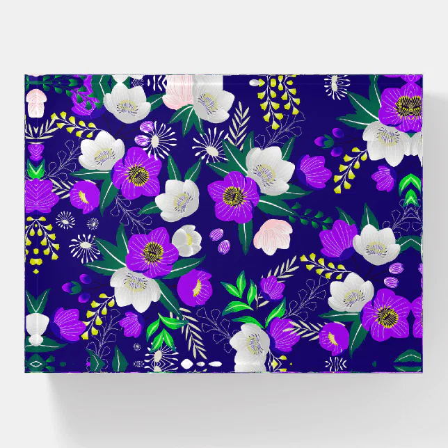 Rustic Spring Pansy Flowers Bouquet Paperweight | Zazzle