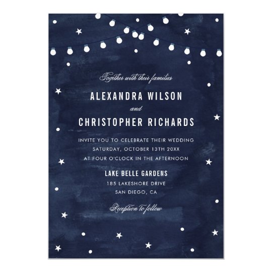 Van Gogh Starry Night Vintage Wedding Invitation | Zazzle.com