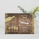 Rustic stock the bar engagement party gold invitation | Zazzle