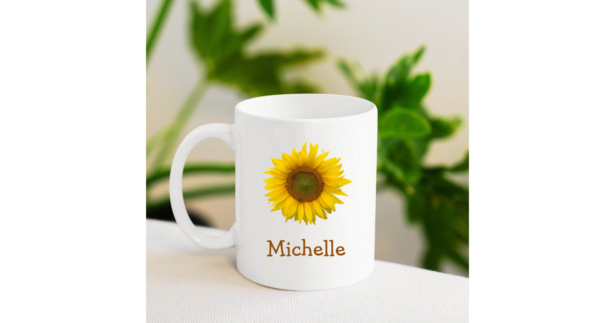 Rustic Sunflower Bloom Country Coffee Mug | Zazzle