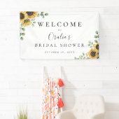 Rustic Sunflower Eucalyptus Event Banner | Zazzle