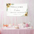 Rustic Sunflower Eucalyptus Event Banner | Zazzle